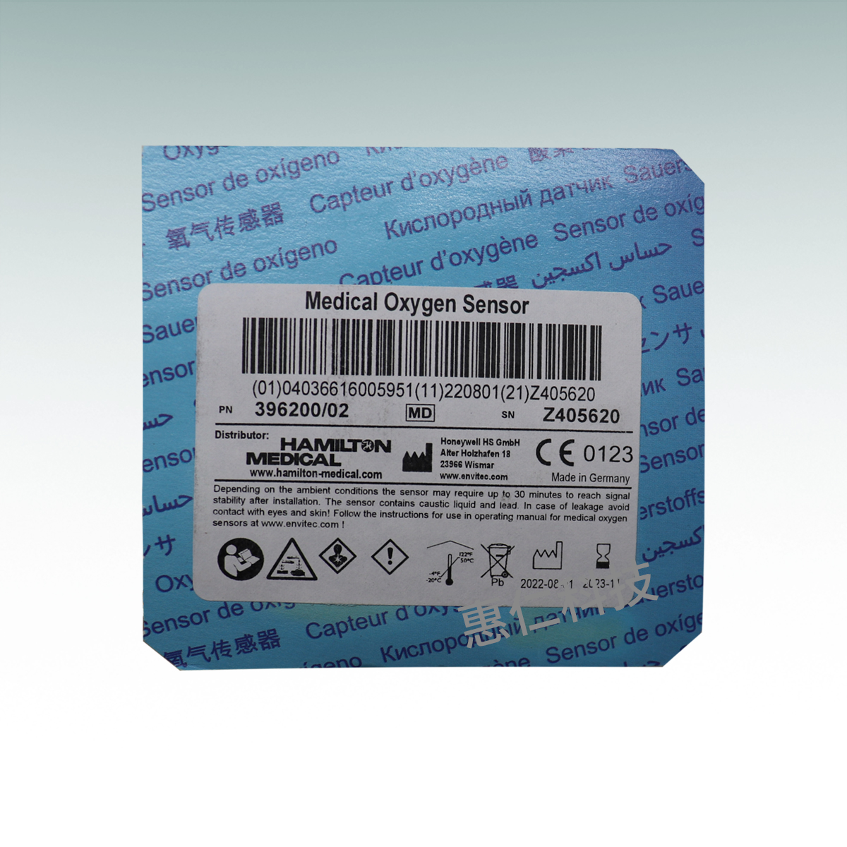 Hamilton oxygen sensor 396200/02 - 深圳市惠仁科技有限公司_医疗配件_医疗耗材_医用配件_医用耗材_监护仪袖 ...